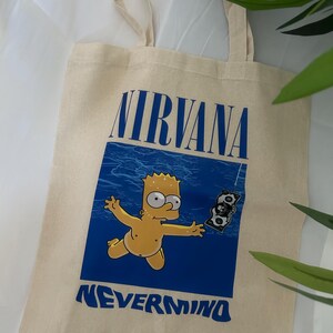 The Simpsons Bart Simpson in the Style of Nirvana’s ‘nevermind’ Album ...
