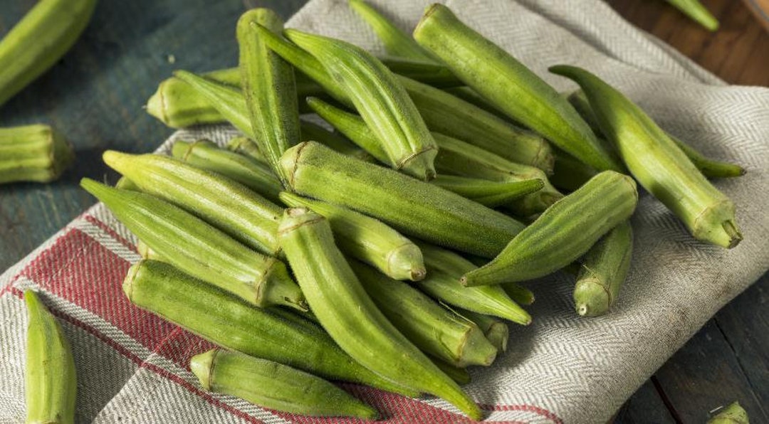 Okra Seeds Bamia 1g Natural Farmer's Dream Бамия - Etsy España