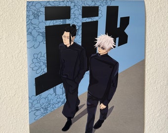 Betta Fish JJK Anime Art Print Fanart Poster - Etsy