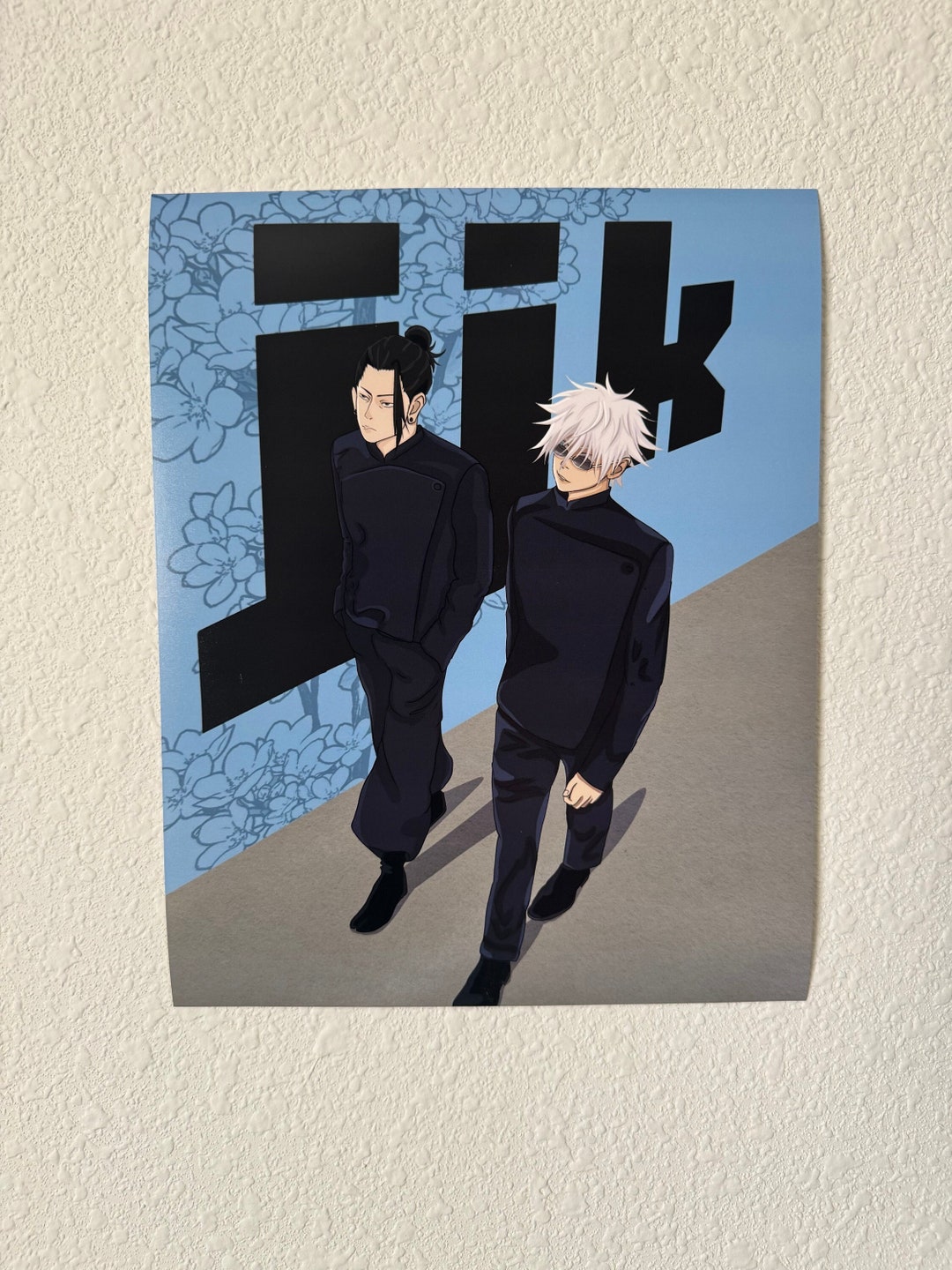 Jjk Anime Themed Art Print - Etsy