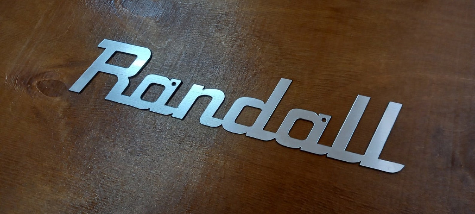 Randall Logo on Silver Amplifier - Etsy