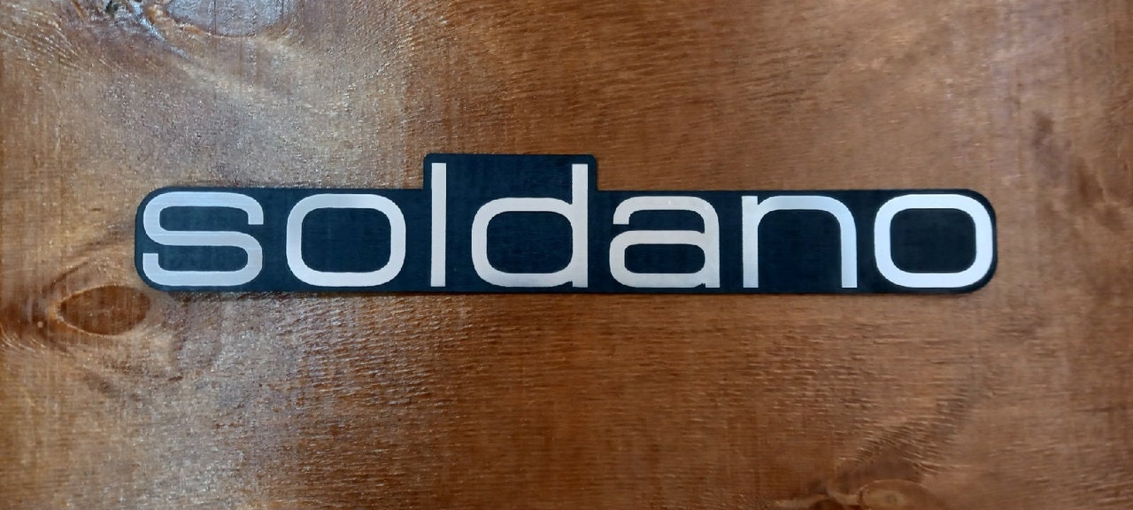 Soldano Logo on Amplifier, Different Colors and Sizes - Etsy
