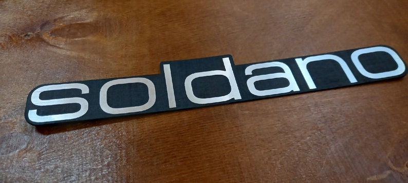 Soldano Logo on Amplifier, Different Colors and Sizes - Etsy