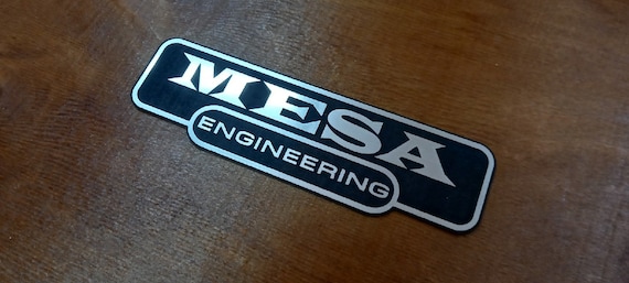 Mesa Engineering Logo on Silver Amplifier | Etsy