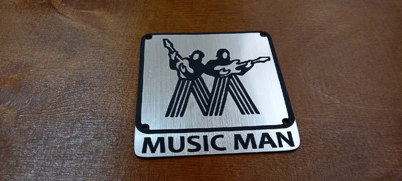 Music Man Logo on Silver Amplifier - Etsy