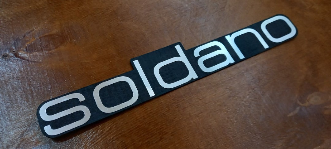 Soldano Logo on Amplifier, Different Colors and Sizes - Etsy