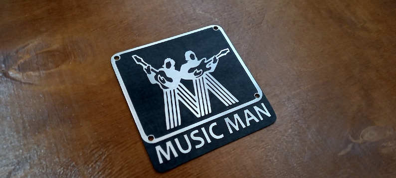 Music Man Logo on Silver Amplifier - Etsy
