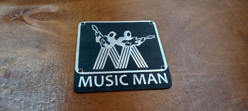 Music Man Logo on Silver Amplifier - Etsy