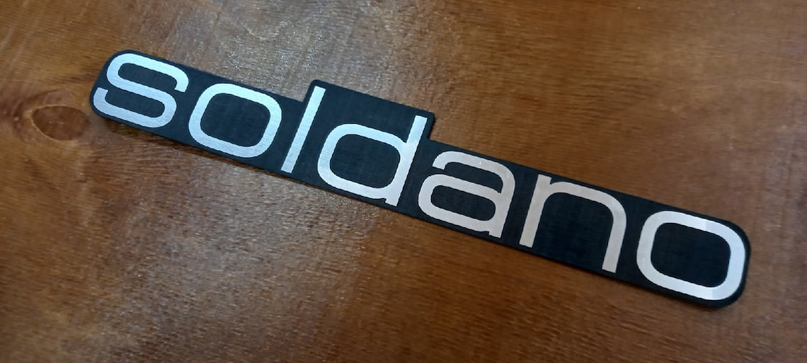 Soldano Logo on Amplifier, Different Colors and Sizes - Etsy