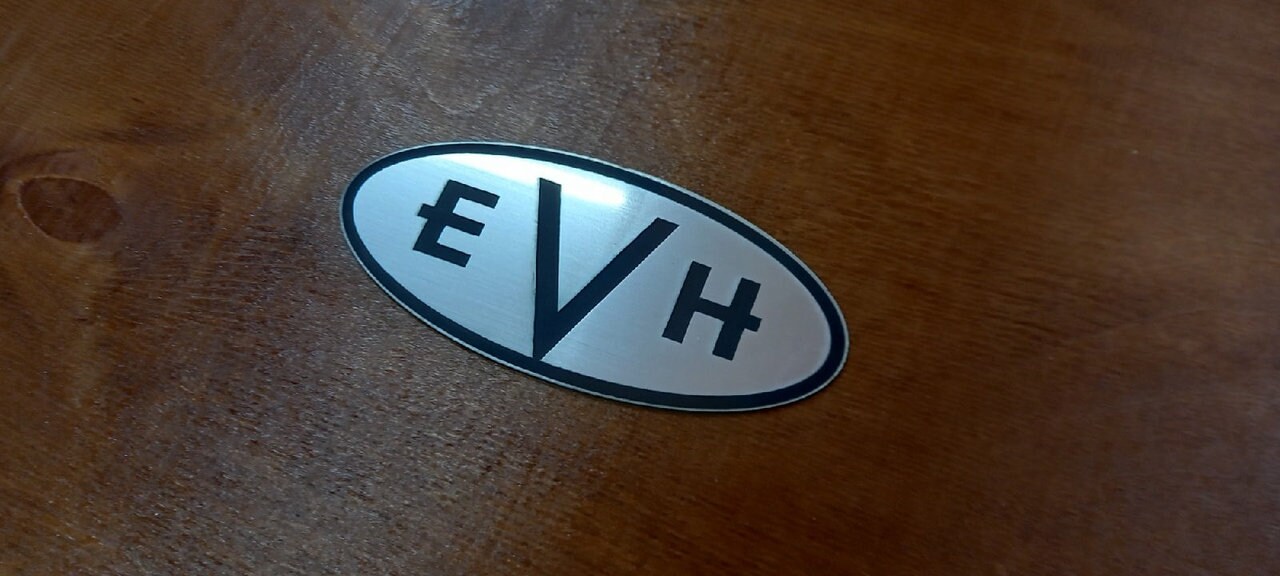 EVH Logo Amplifier Size 12 Cm - Etsy