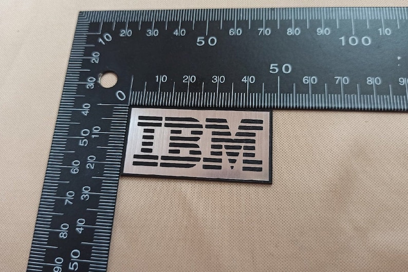 2x IBM - Silver or Gold Logo - Metallic - Etsy