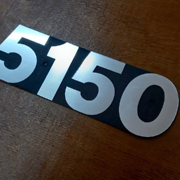 5150 Logo on Silver Amplifier - Etsy