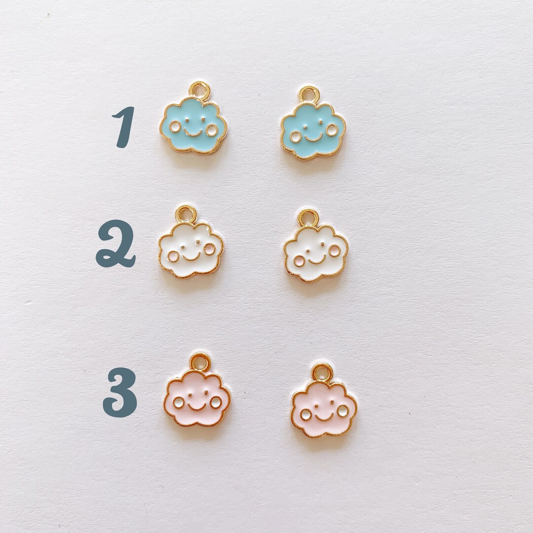 SMILEY CLOUD STITCH Marker, Stitch Markers for Knitting and Crochet ...