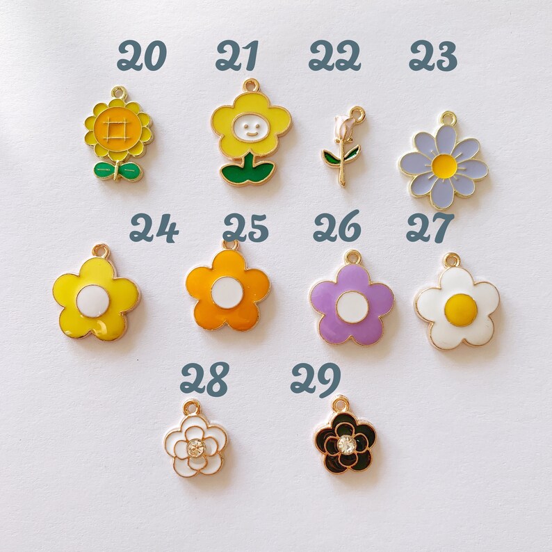FLOWER STITCH MARKERS, Stitch Markers for Knitting and Crochet, Cute ...