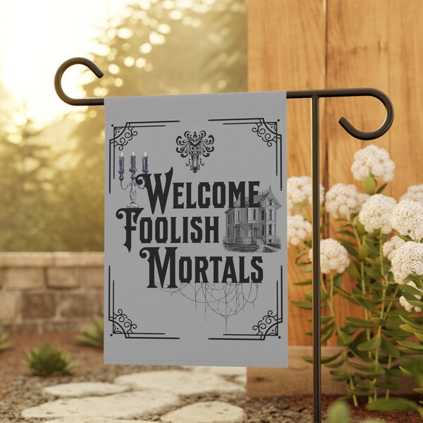 Welcome Foolish Mortals Sign - Etsy