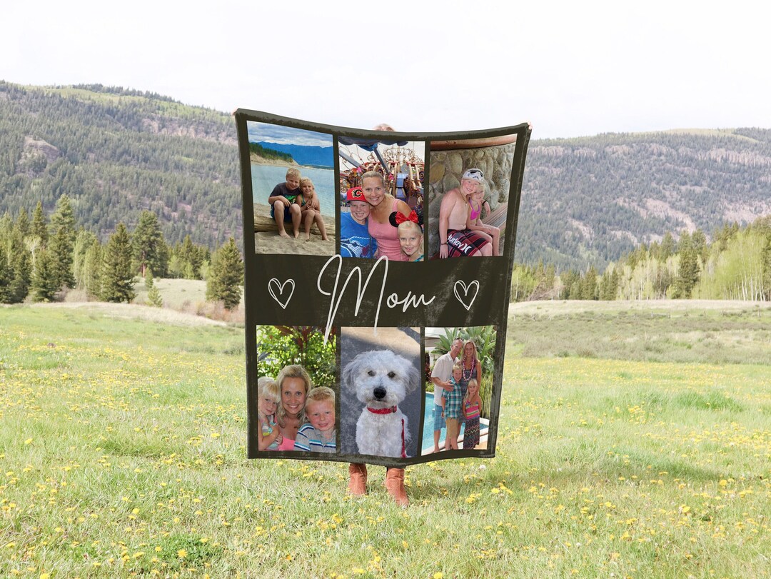 Personalized Photo Blanket: Custom Family Memory Gift - Etsy