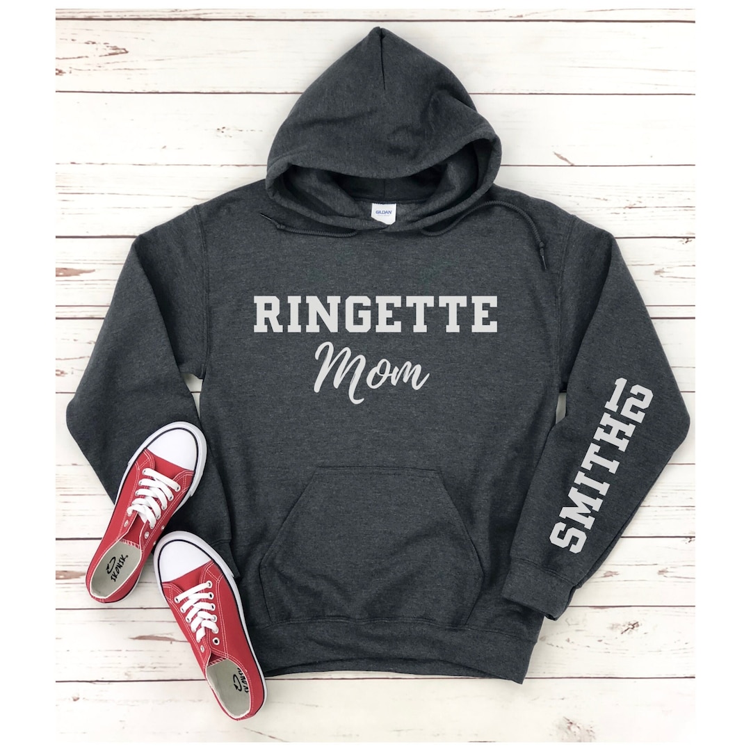 Personalized Ringette Mom Hoodie: Custom Winter Sports Sweater - Etsy