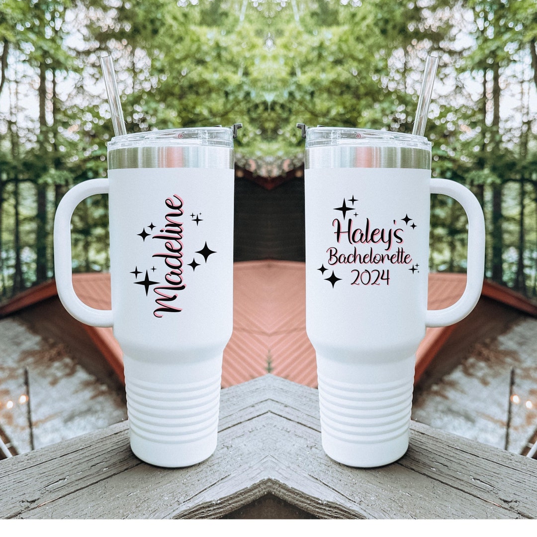 Personalized Girls Trip 40 Oz Tumbler, Bachelorette Party Cup, Quality ...