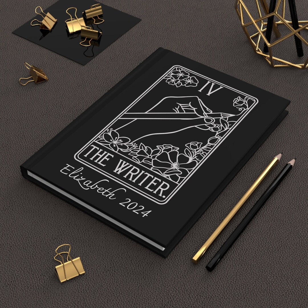 Personalized Tarot Card Journal, Custom "the Writer" Journal ...