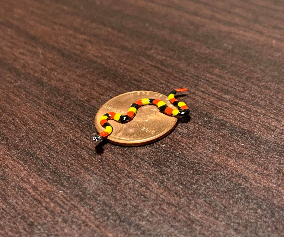 Miniature Snake Handmade | Etsy