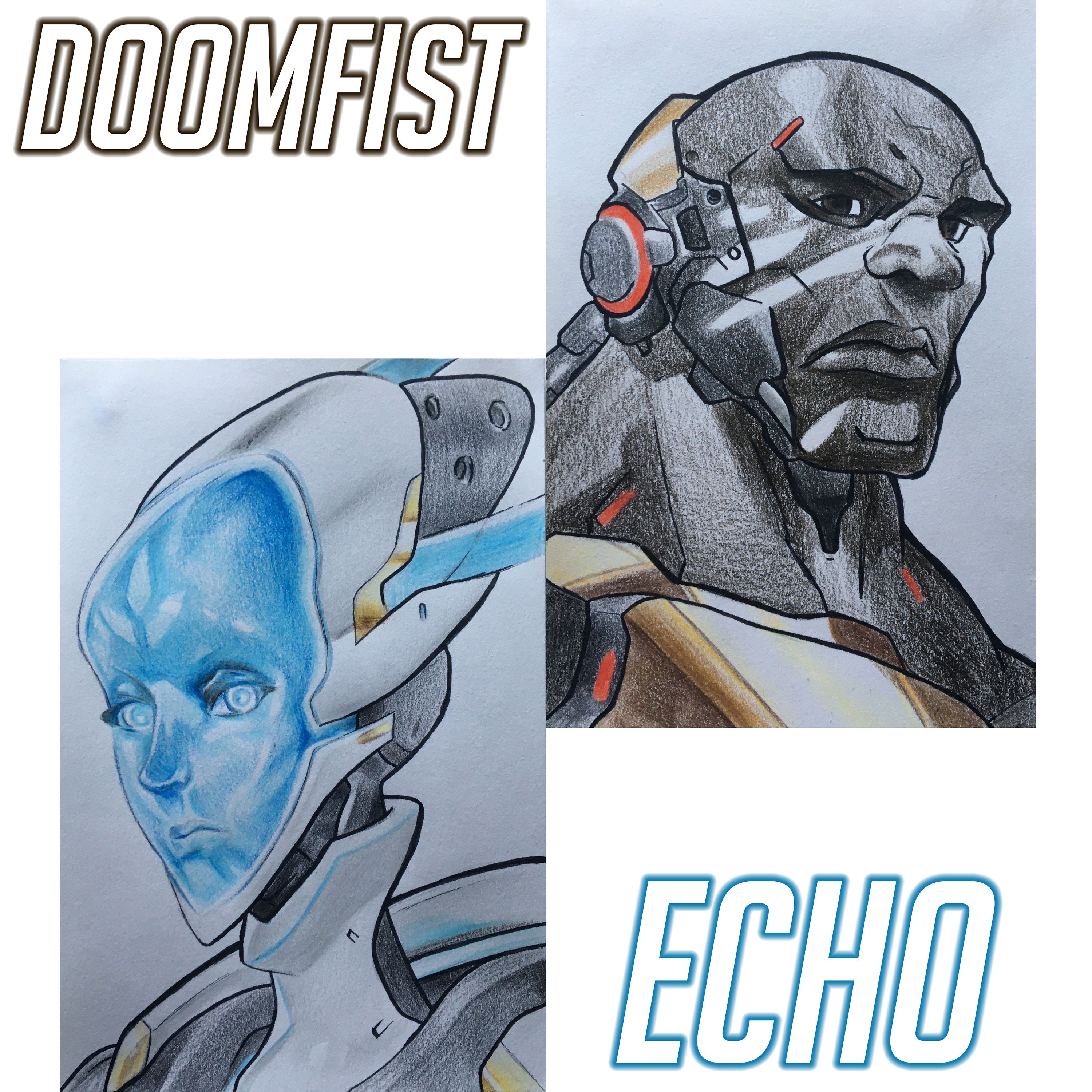 Overwatch Portrait Prints DAMAGE - Etsy