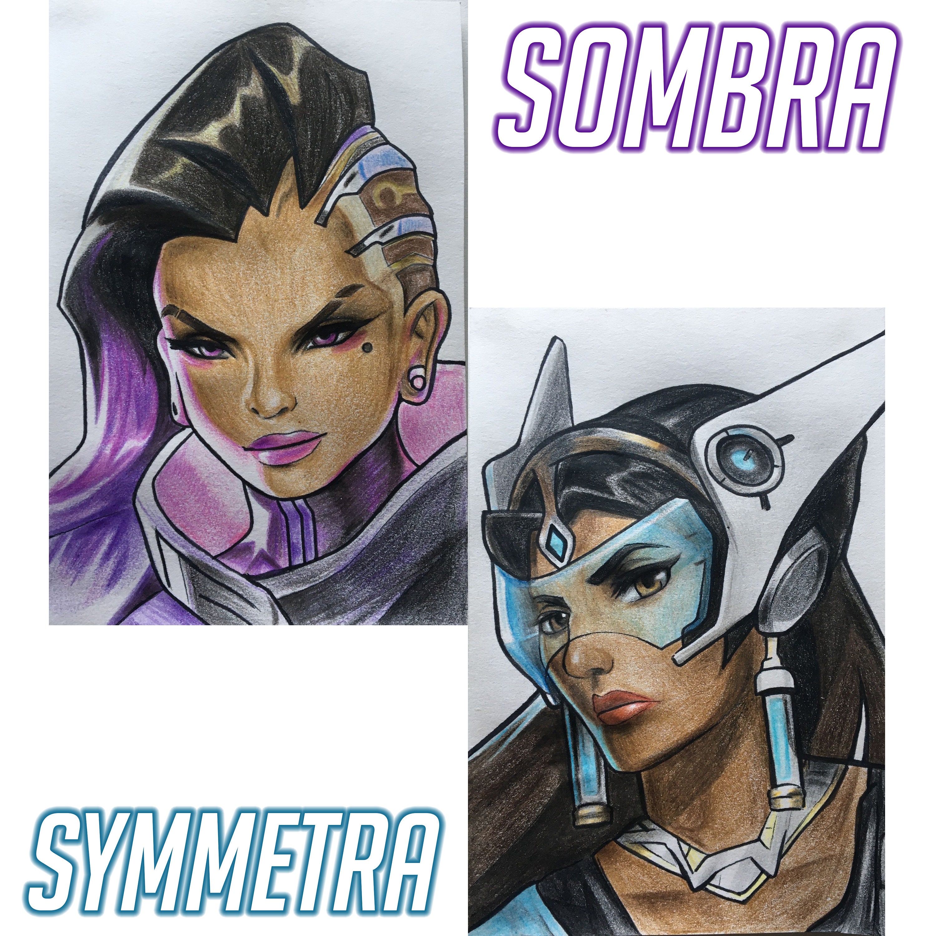 Overwatch Portrait Prints DAMAGE - Etsy