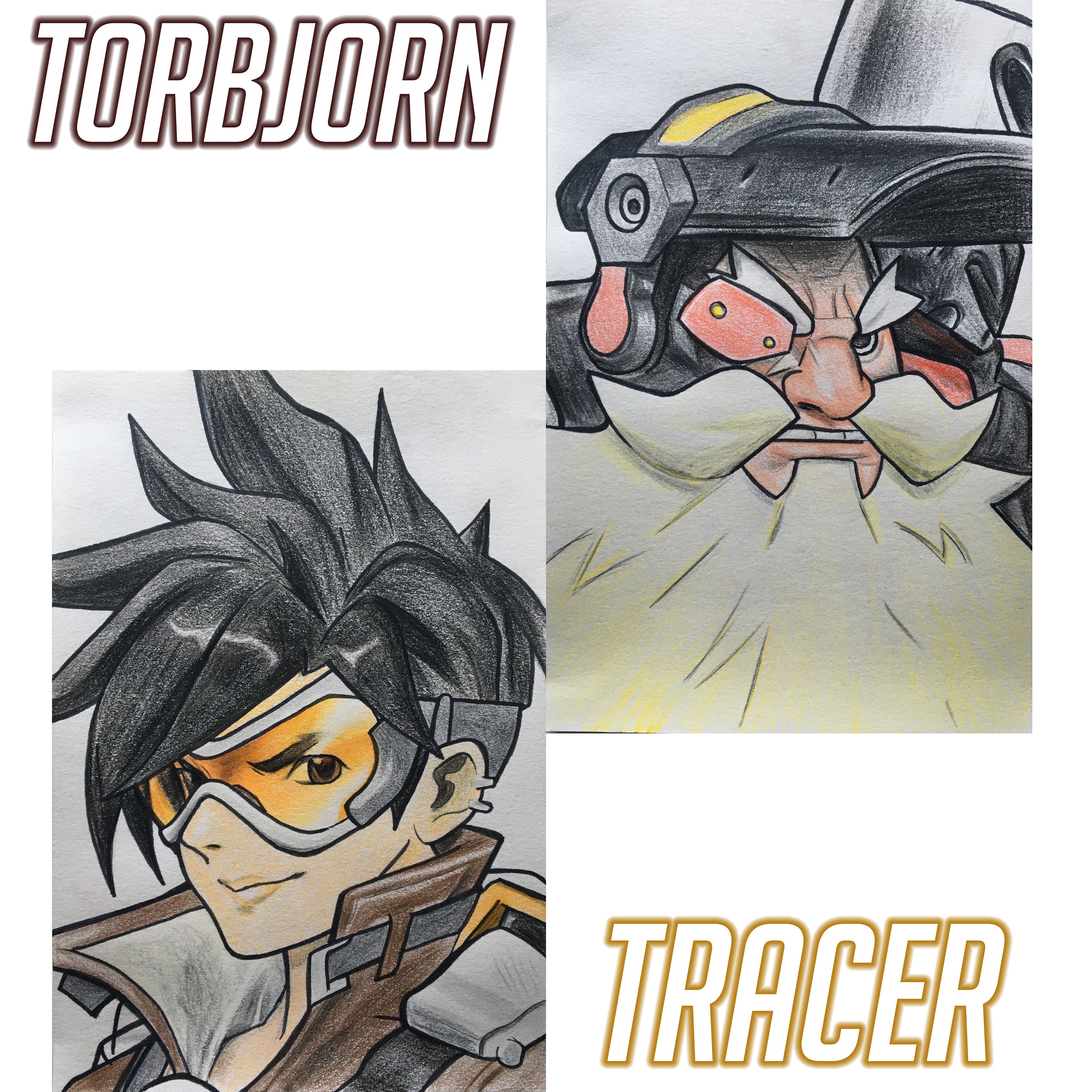 Overwatch Portrait Prints DAMAGE - Etsy