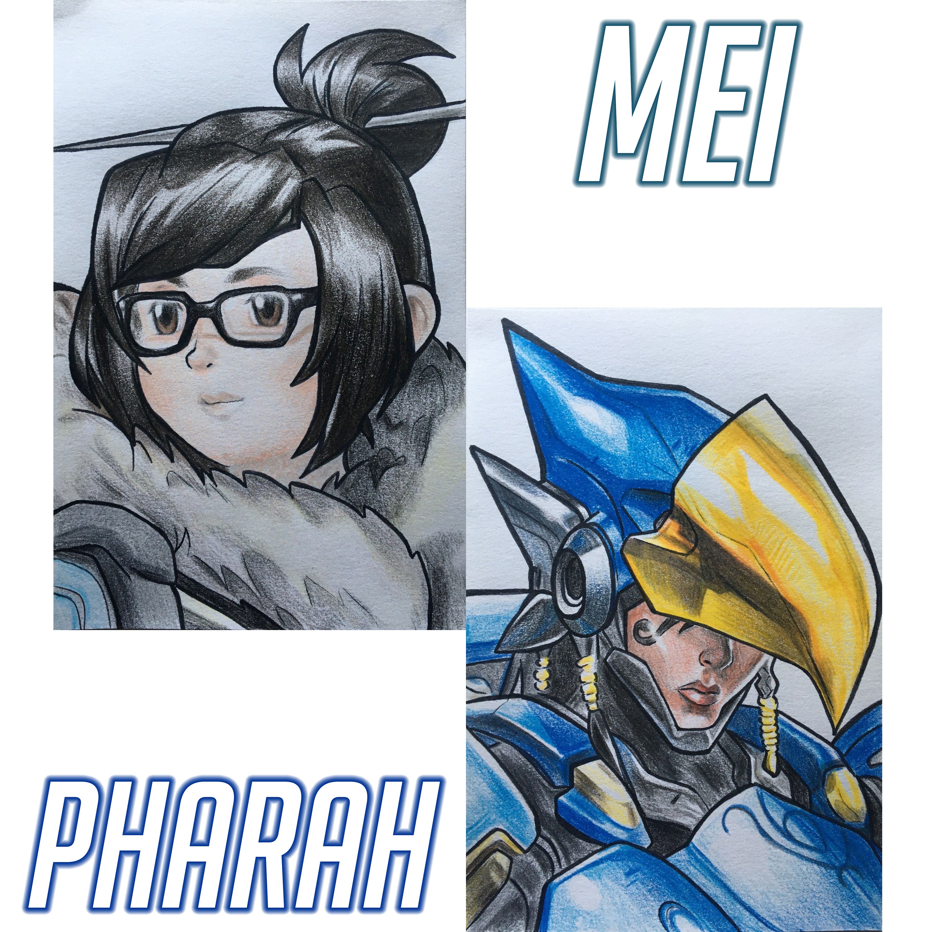Overwatch Portrait Prints DAMAGE - Etsy
