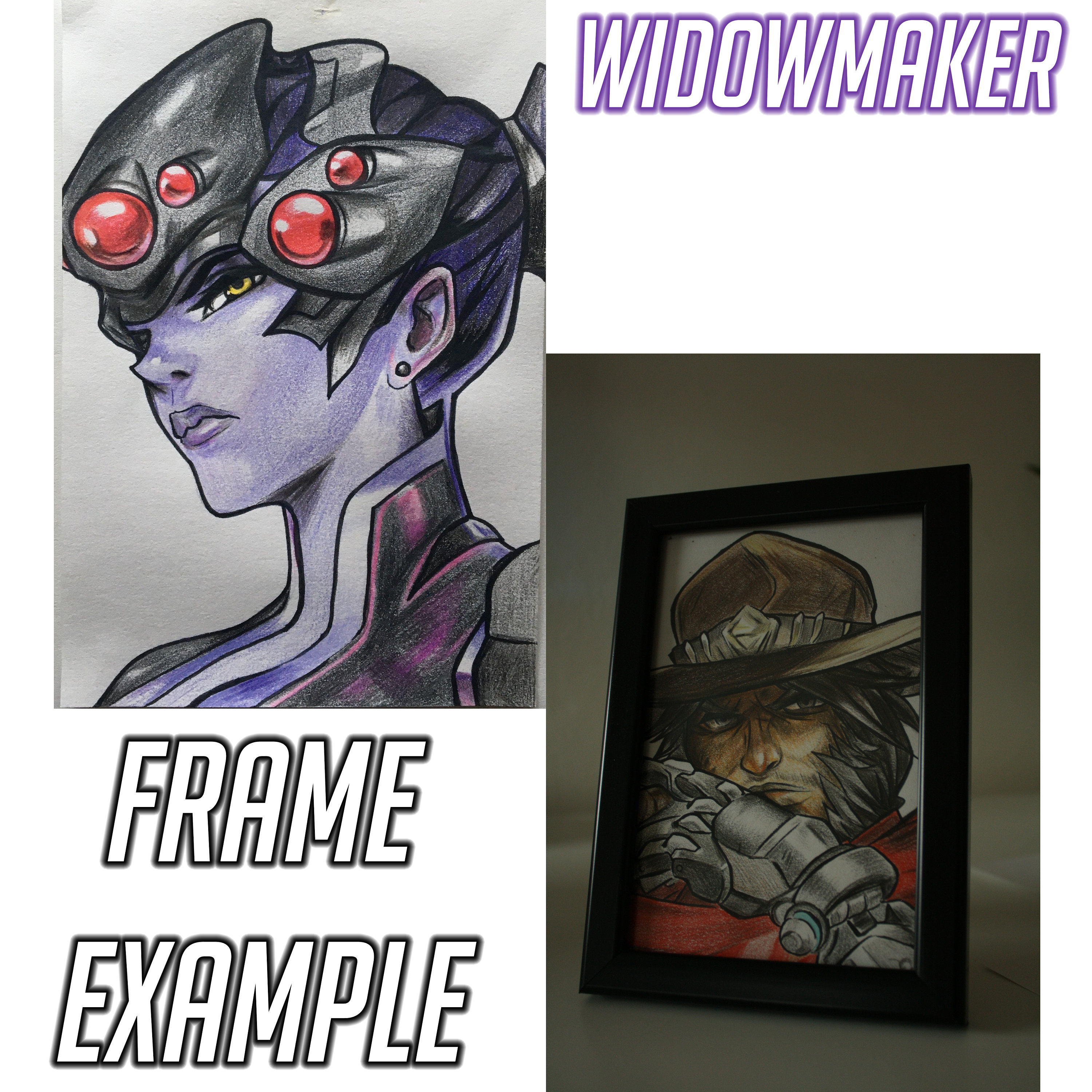 Overwatch Portrait Prints DAMAGE - Etsy