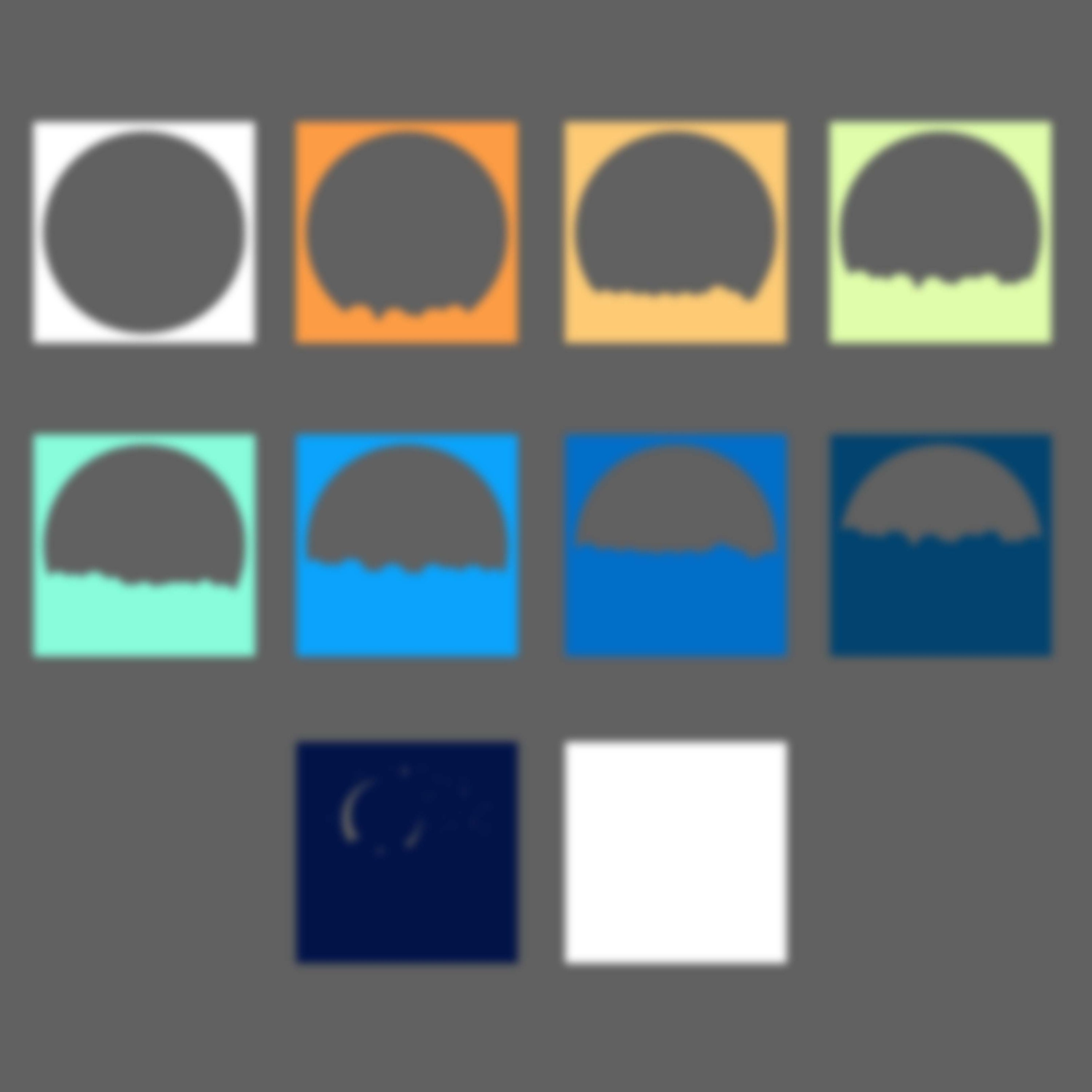 3d Cloudy Night Sky Shadow Box Files for Cricut for - Etsy UK