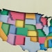 3d USA Map, Shadow Box Svg, 3d Paper Cut, Laser Cut Files, for Cricut ...