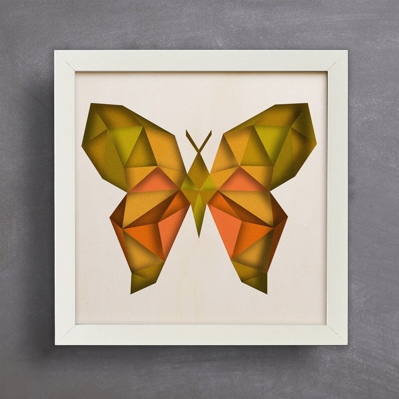 3d Butterfly Svg Shadow Box Svg 3d Polygon Art Files for - Etsy UK