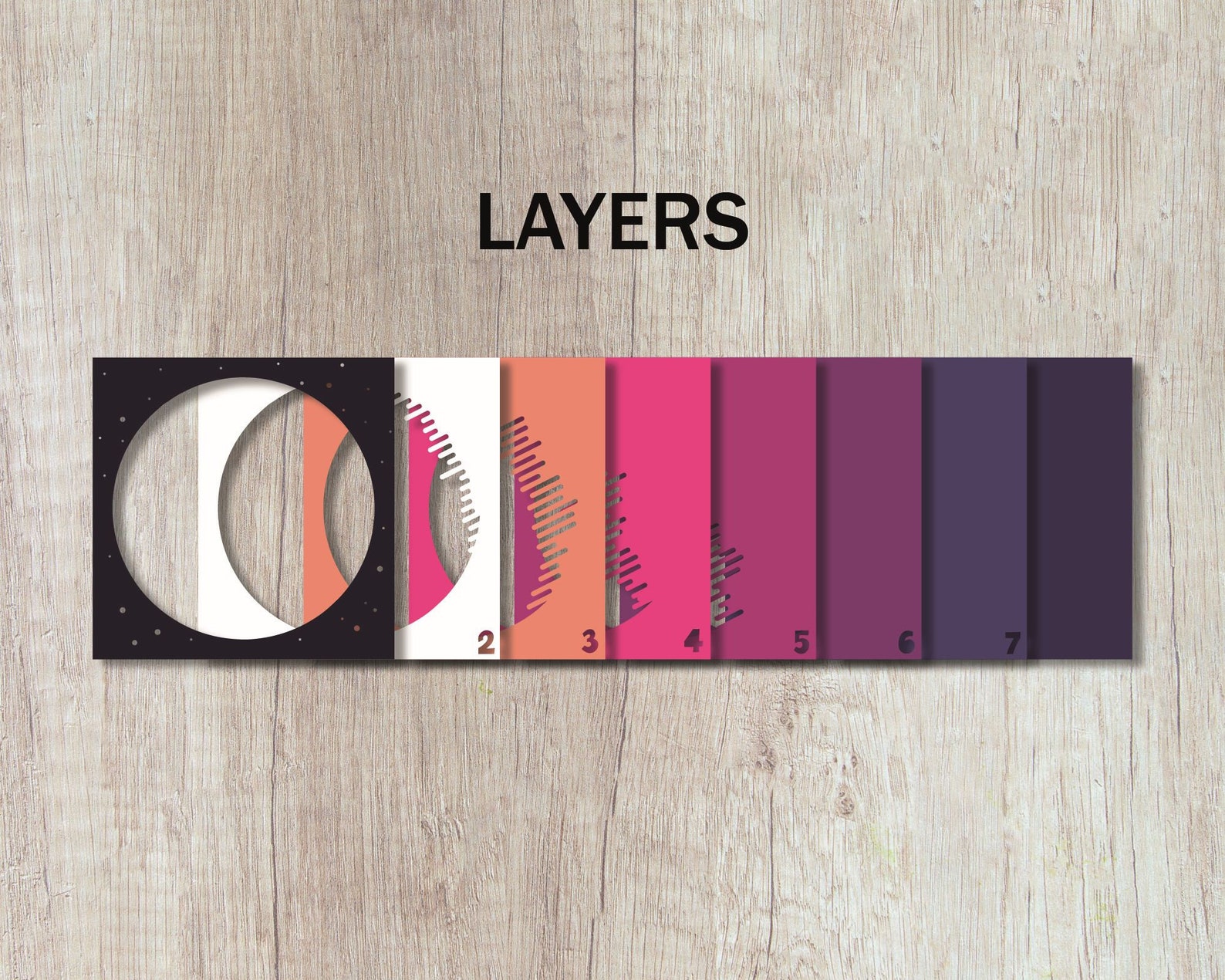 3D Planet and Space, Shadow Box Svg, Paper Cut Files, for Cricut, for ...