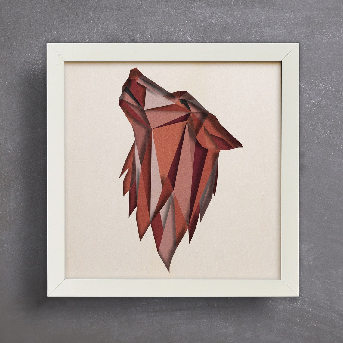 3D Wolf Shadow Box Svg, 3d Home Decor, 3d Cricut Projects, for ...