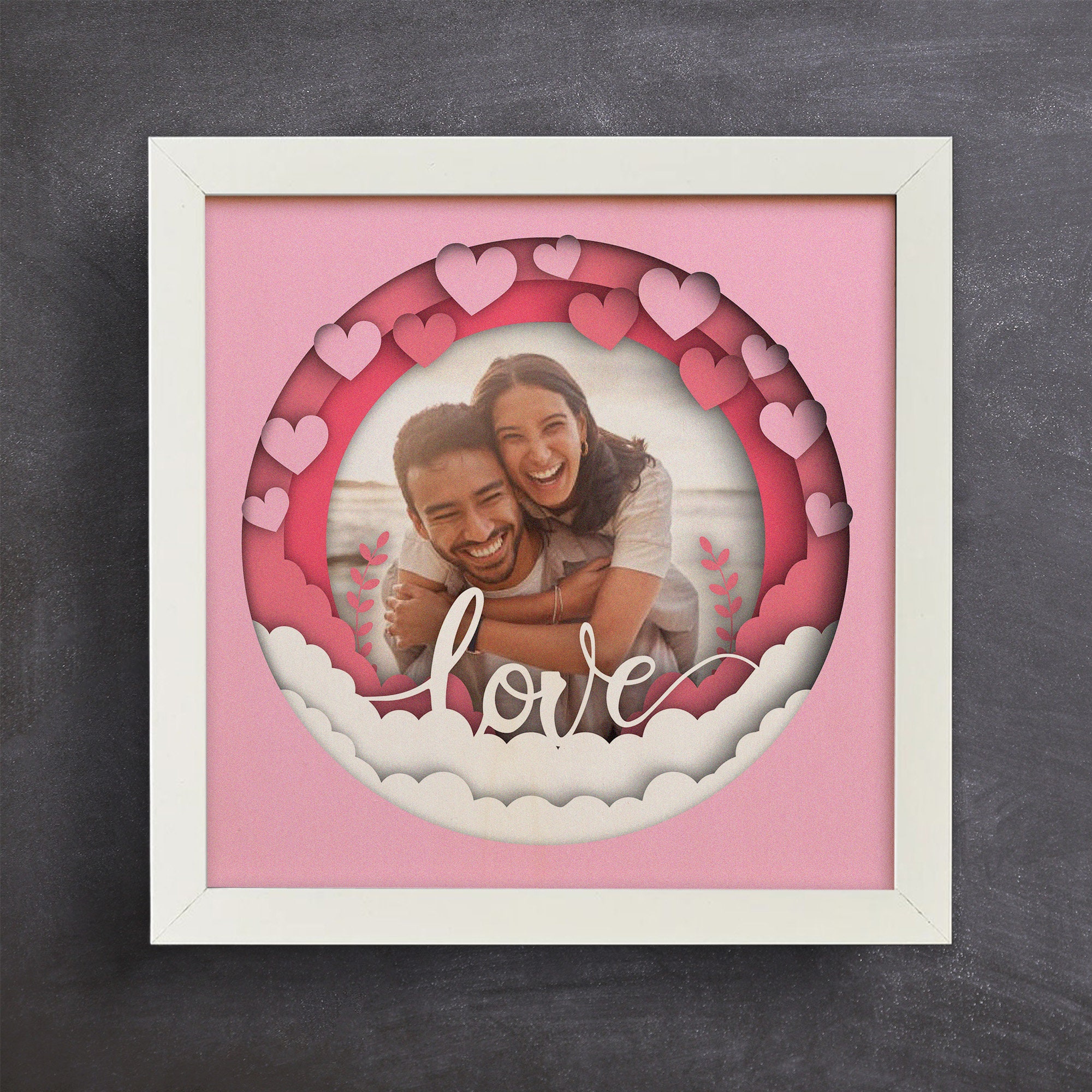 3D Couple Frame Svg, Shadow Box, Files for Cricut, for Silhouette, CNC ...
