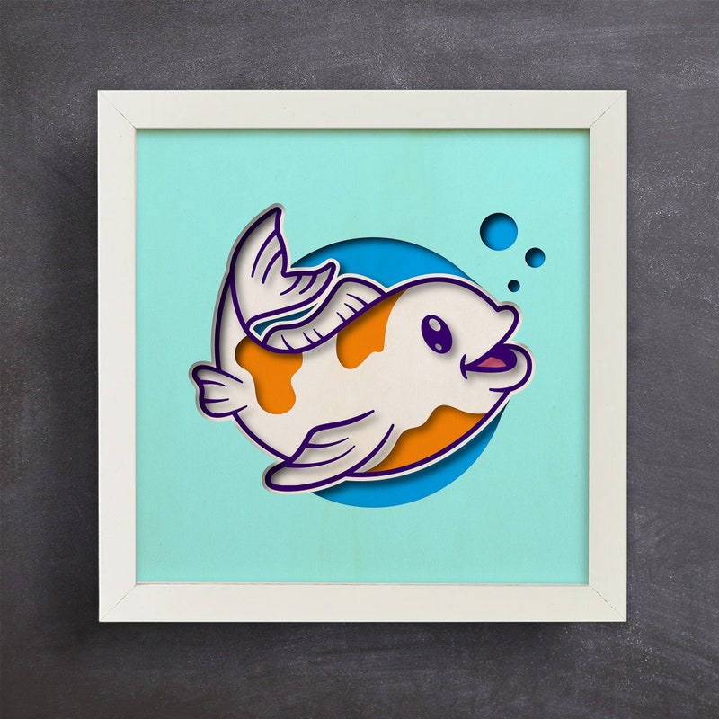 Fish Shadow Box - Etsy