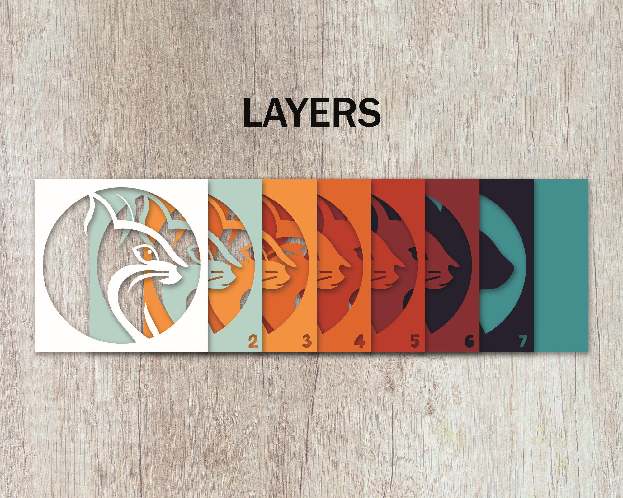 3d Squirrel, Shadow Box Templates, SVG for Cardstock / 3D Squirrel ...