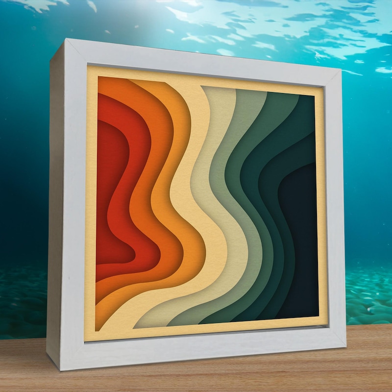 Retro Shadow Box - Etsy