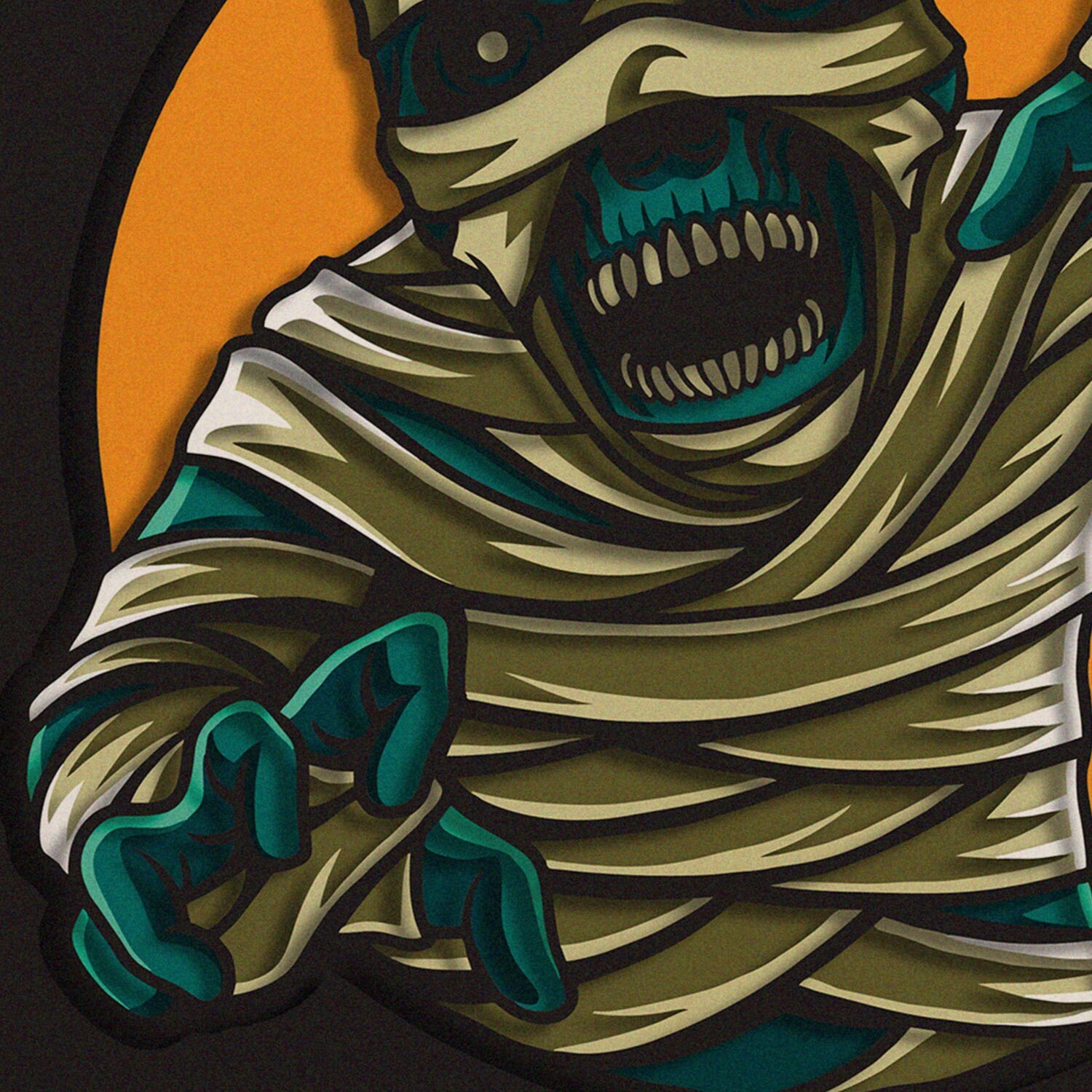3d Mummy Svg, Shadow Box, Paper Cut, Halloween 3d Layered, Spooky Svg ...