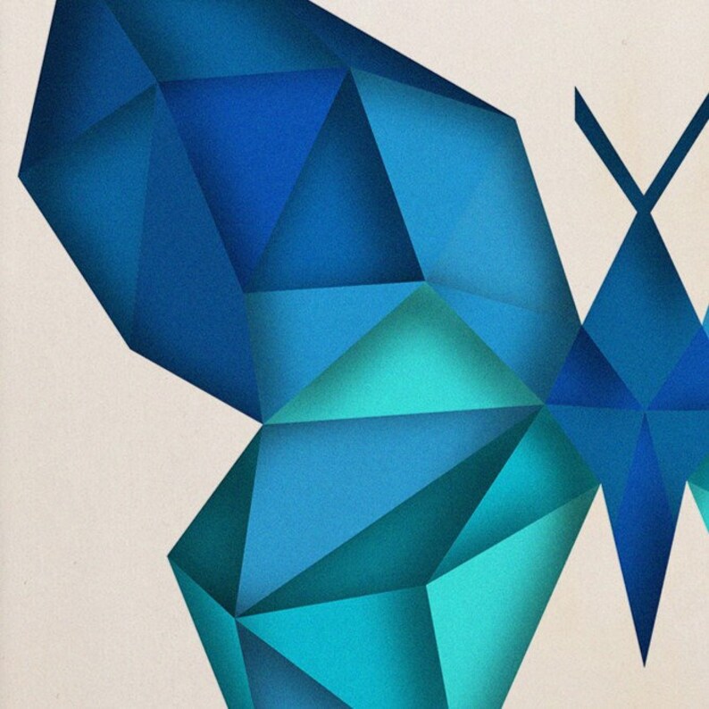 3d Butterfly Svg Shadow Box Svg 3d Polygon Art Files for - Etsy UK