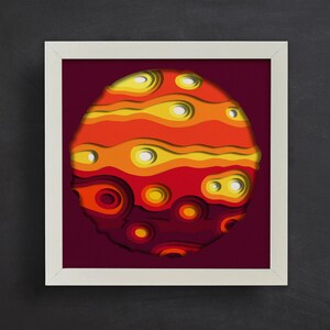 3D Sun, Shadow Box Svg, Paper Cut Files, for Cricut, for Silhouette ...