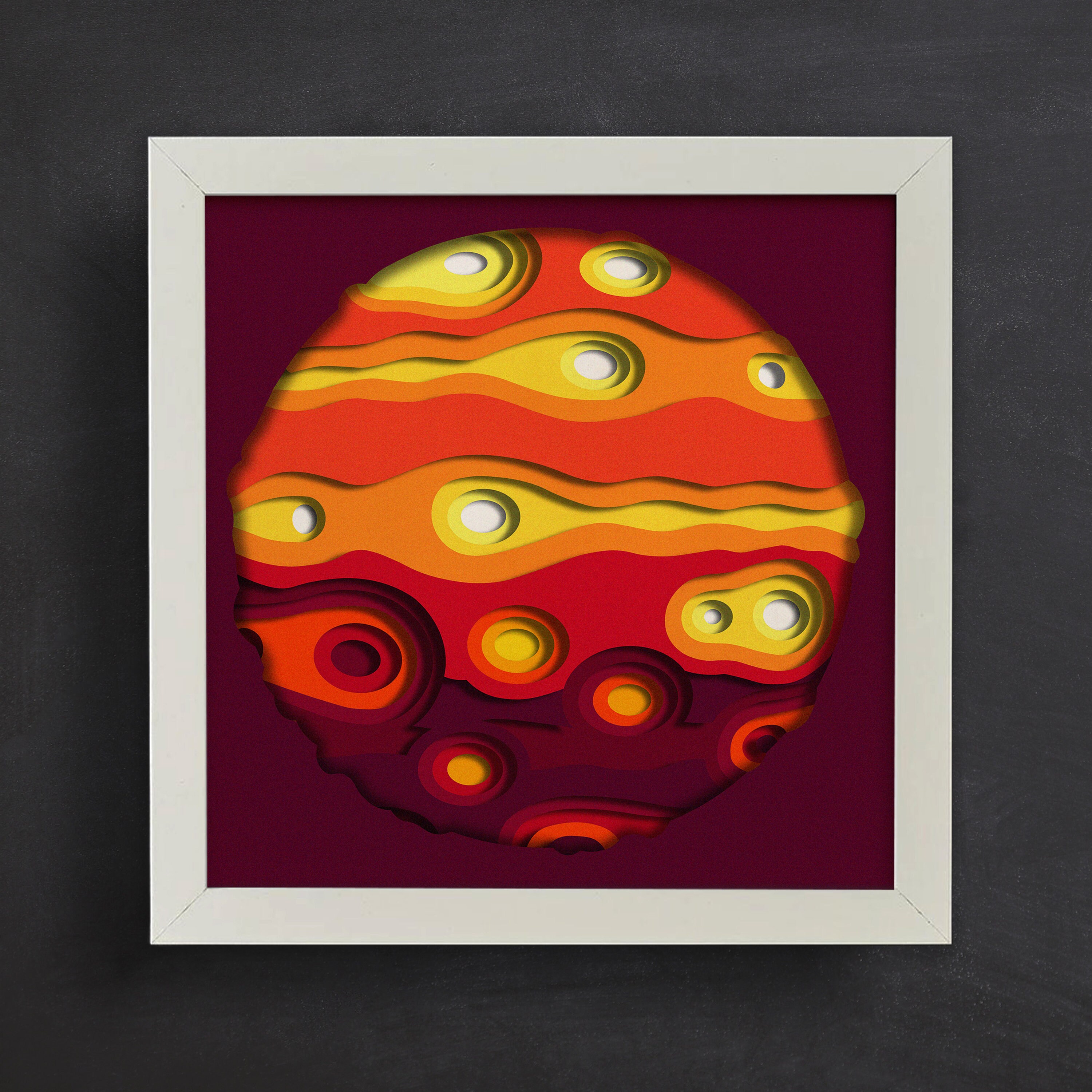 3D Sun, Shadow Box Svg, Paper Cut Files, for Cricut, for Silhouette ...