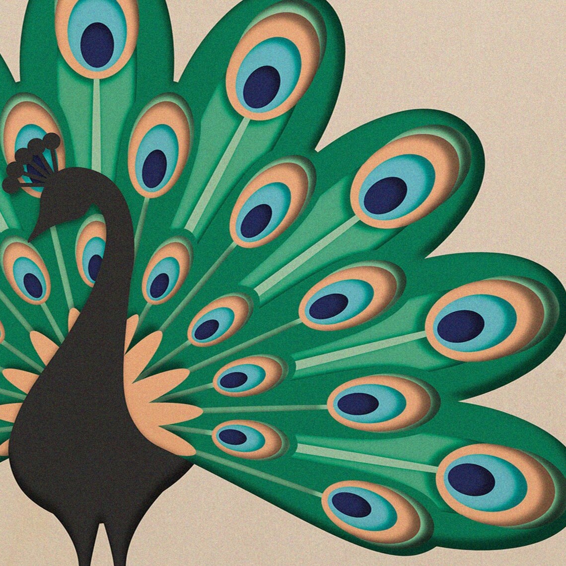 3d Peacock, Shadow Box Svg, Paper Cut Files, 3d Cricut Projects, Laser ...