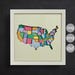 3d USA Map, Shadow Box Svg, 3d Paper Cut, Laser Cut Files, for Cricut ...