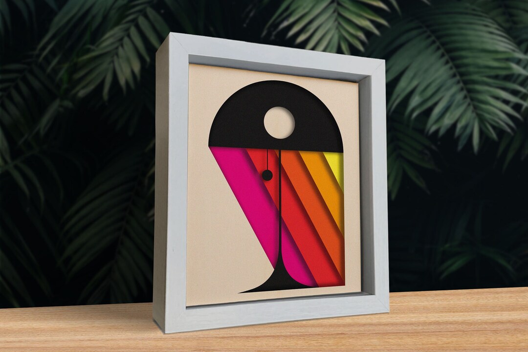 3d Colorful Light, 3d Lamb, Shadow Box Svg, Multilayer Paper Cut, Files ...