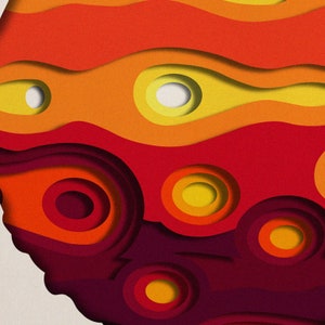 3D Sun, Shadow Box Svg, Paper Cut Files, for Cricut, for Silhouette ...