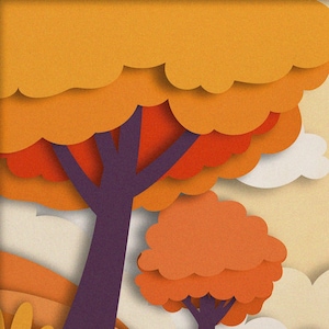 3d Fall Landscape Shadow Box, Files for Cricut, for Silhouette, CNC ...