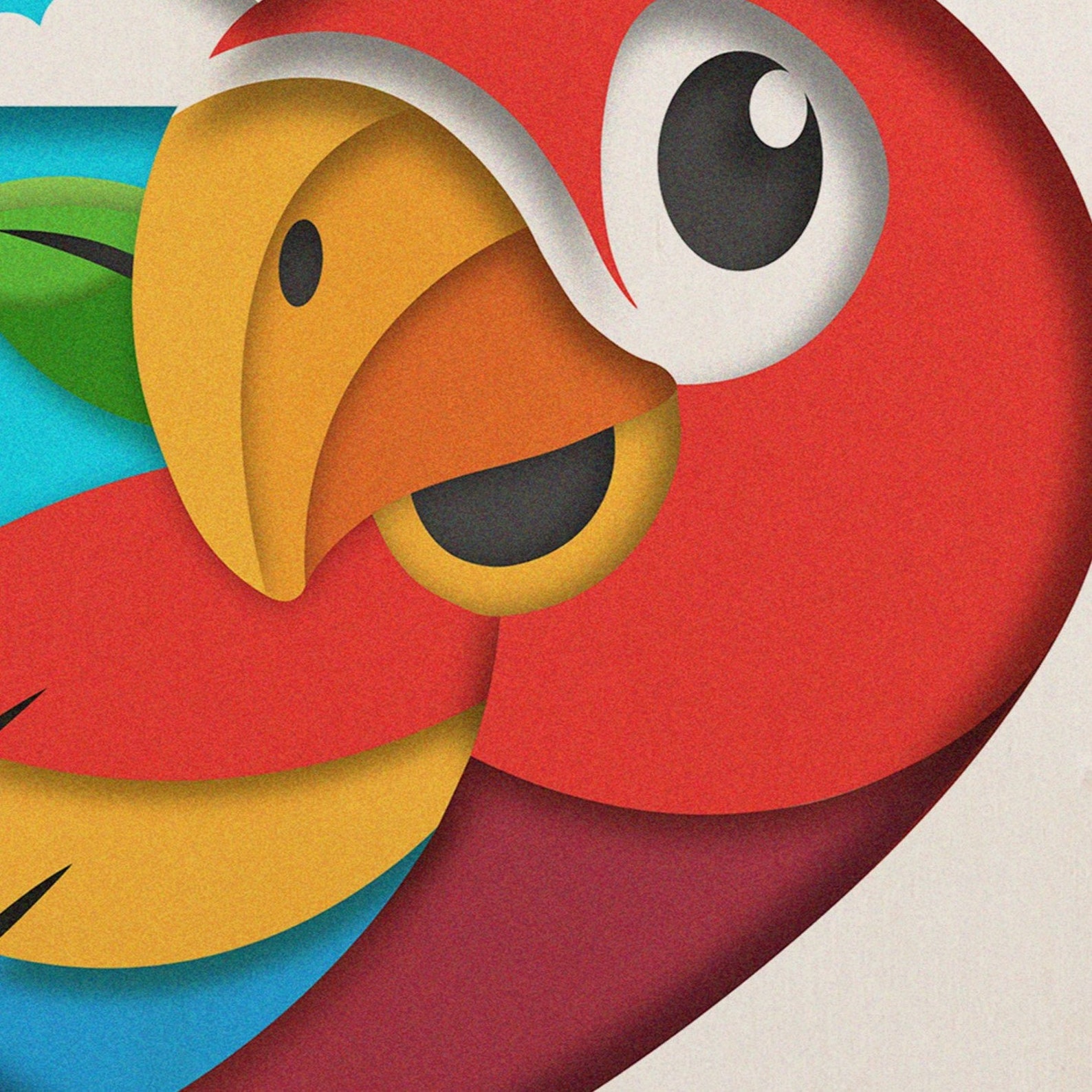 3d Parrot Svg Shadow Box Svg Files for Cricut for - Etsy