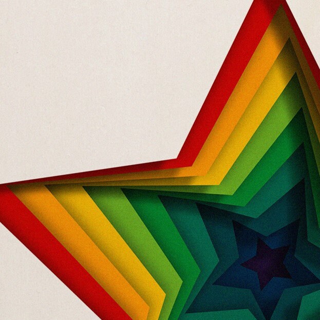 3D Star, 3D Paper Cut Shadow Box Template, SVG Digital Download Files ...