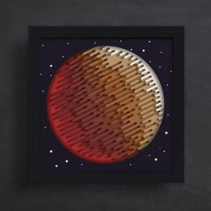 3D Planet and Space, Shadow Box Svg, Paper Cut Files, for Cricut, for ...